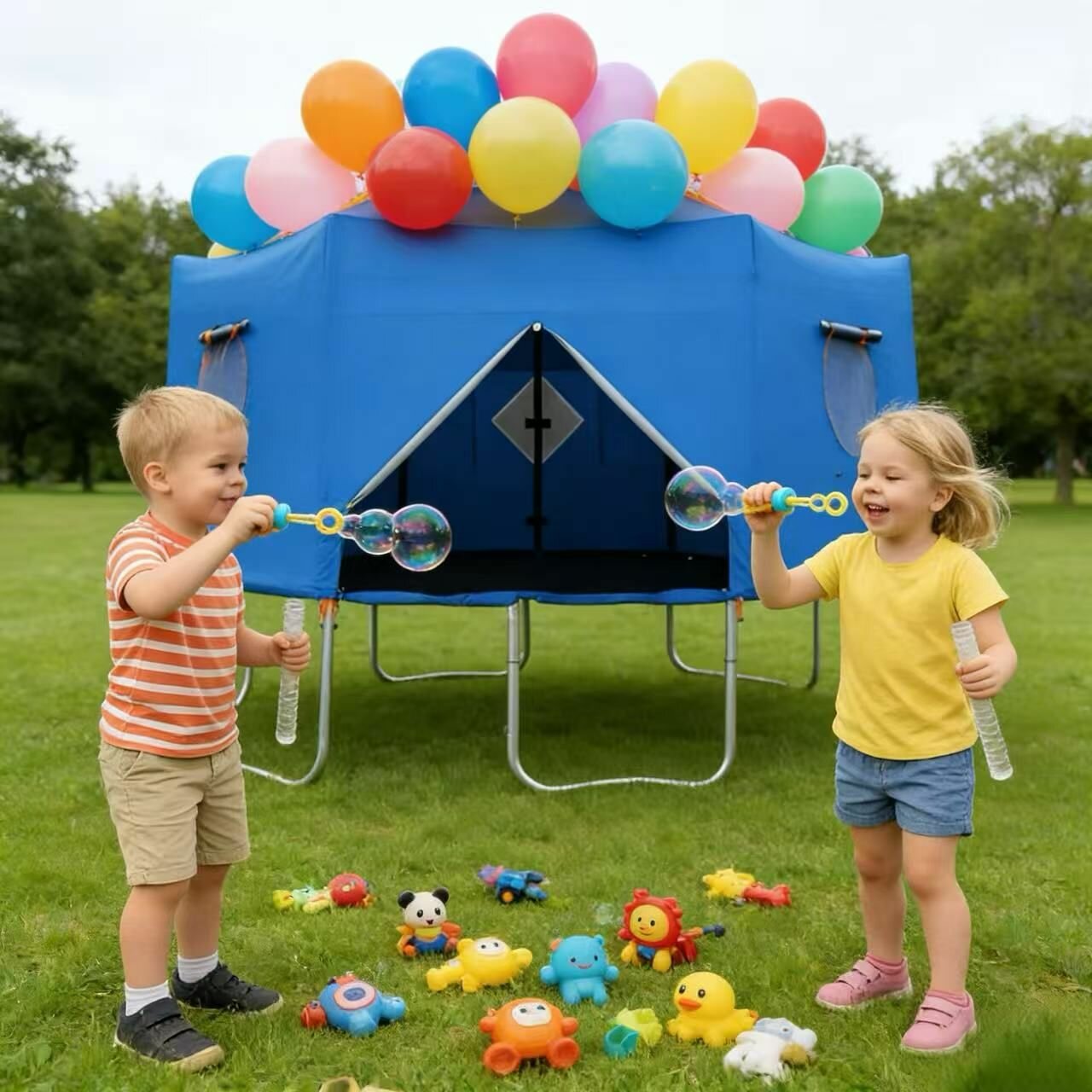 Чехол на Батут от Дождя-10футов (306 см)-6 граней