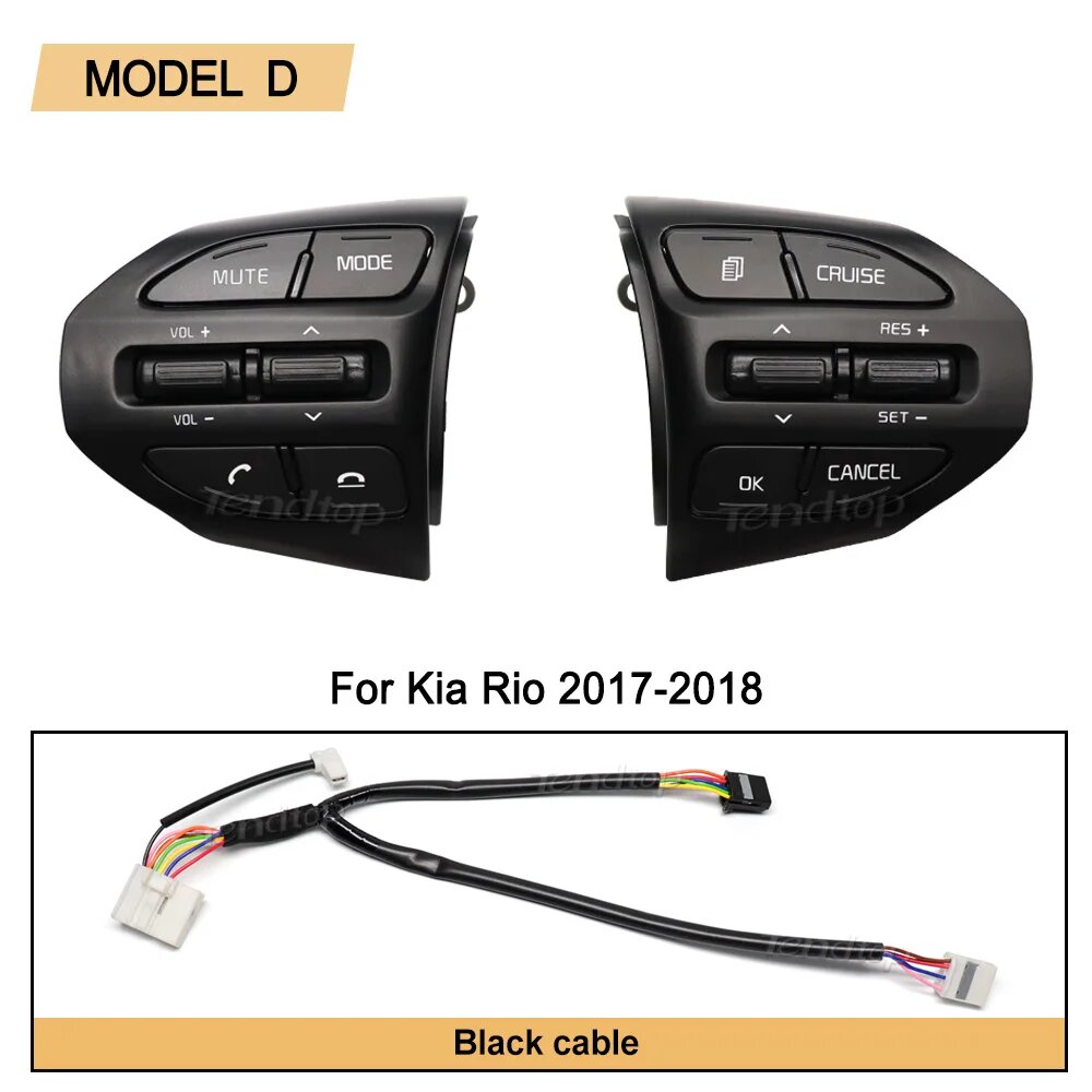 Для Kia K2 RIO 2017 2018 2019 2020 4 X LINE кнопки круиз-контроля автомобильные переключатели многофункциональные кнопки на руле