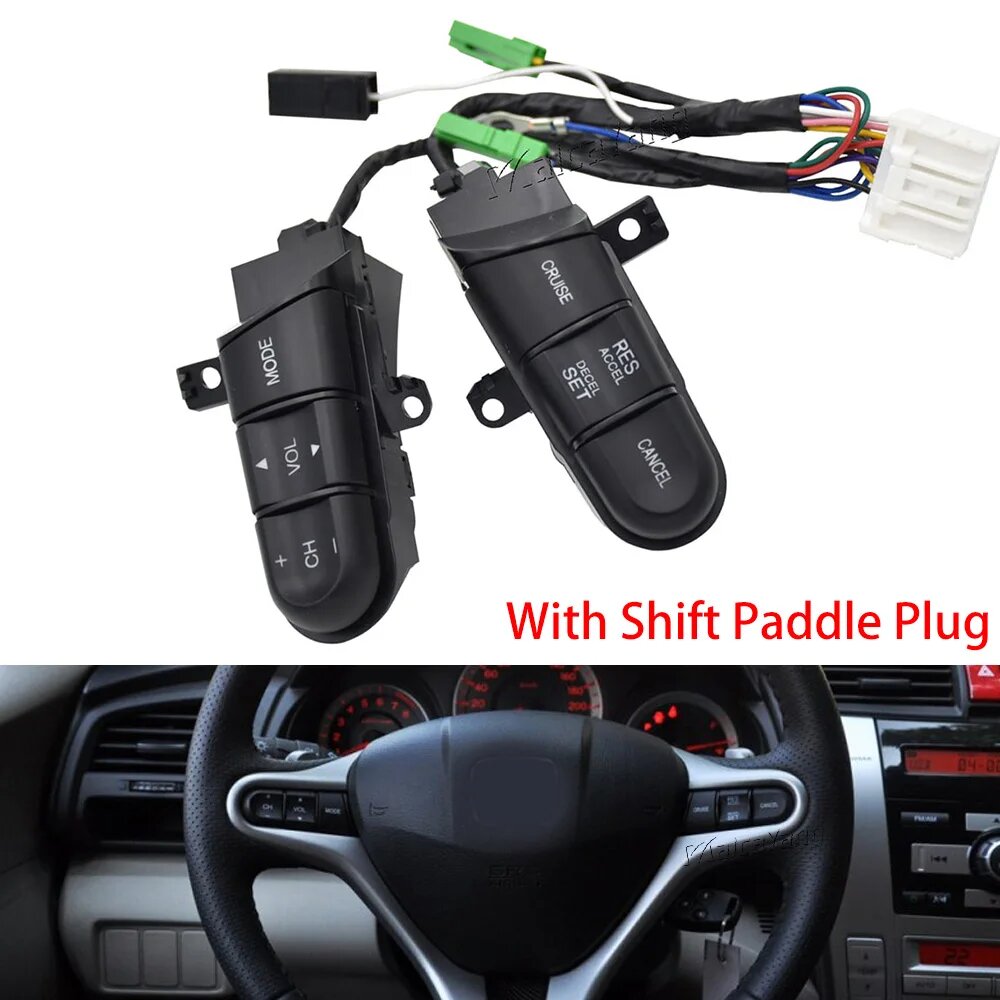 Круиз-контроль, аудио, руль Honda Civic Jazz Fit, оранжевый