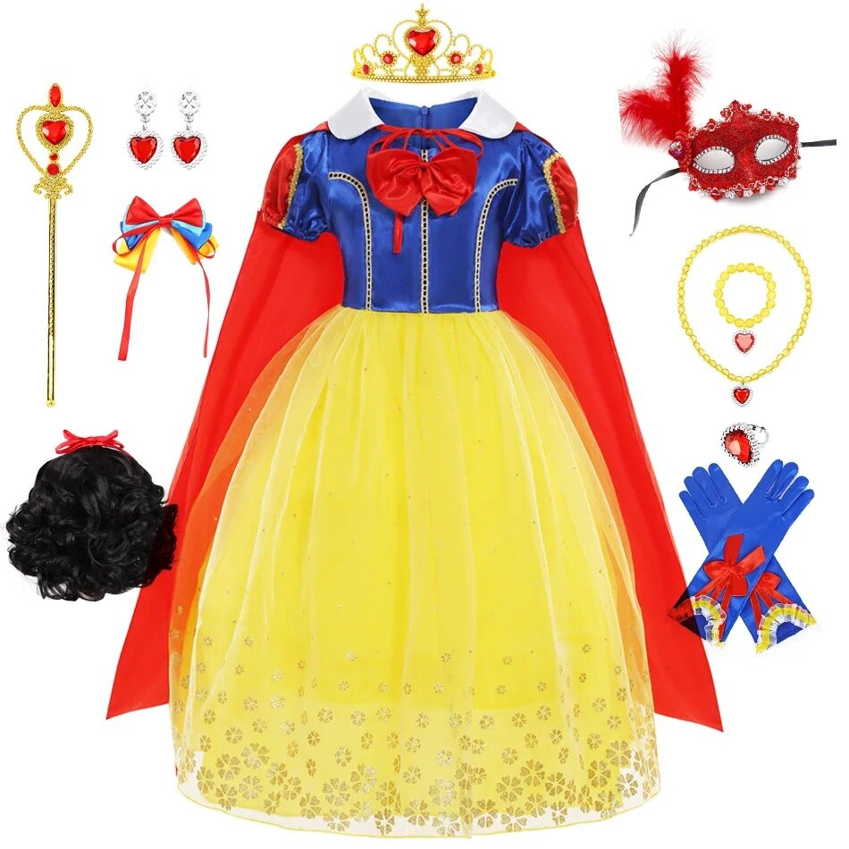 Костюм Белоснежки для девочки, размер 2T-100, Dress13