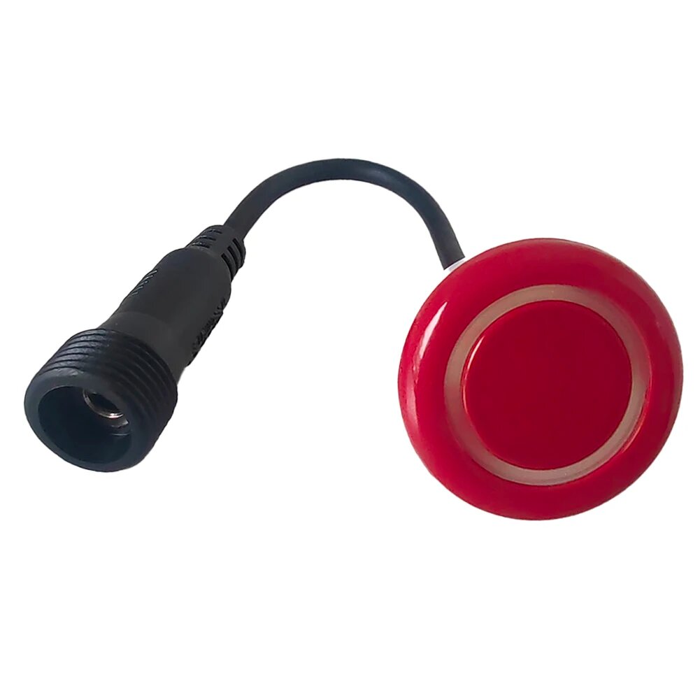 18,5 мм автомобильный датчик парковки, бампер, датчик парковки, замена, водонепроницаемый Красный