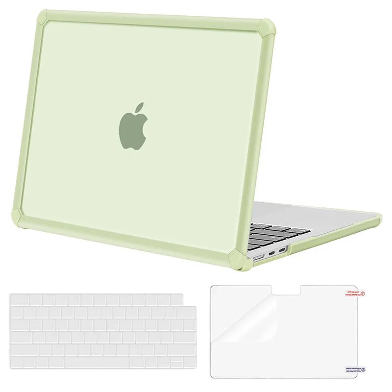 Силиконовый чехол для MacBook Air 13-16 дюймов A1706 A2159 A1989, Sage Green