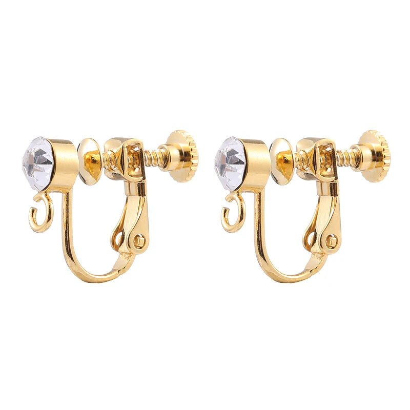 2/10 шт, женские серьги-клипсы