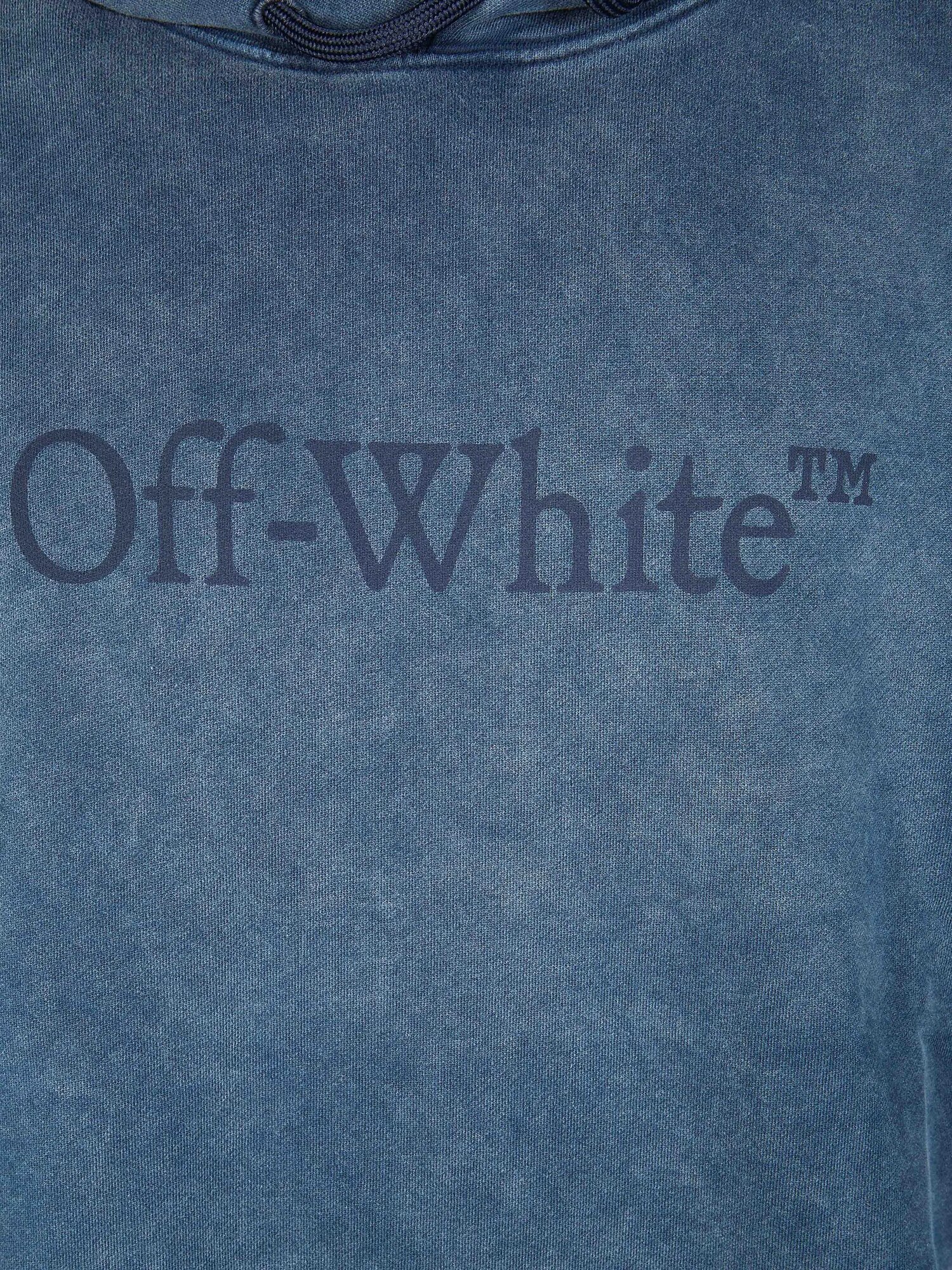 Худи Off-White, размер S, , синий — фото 1
