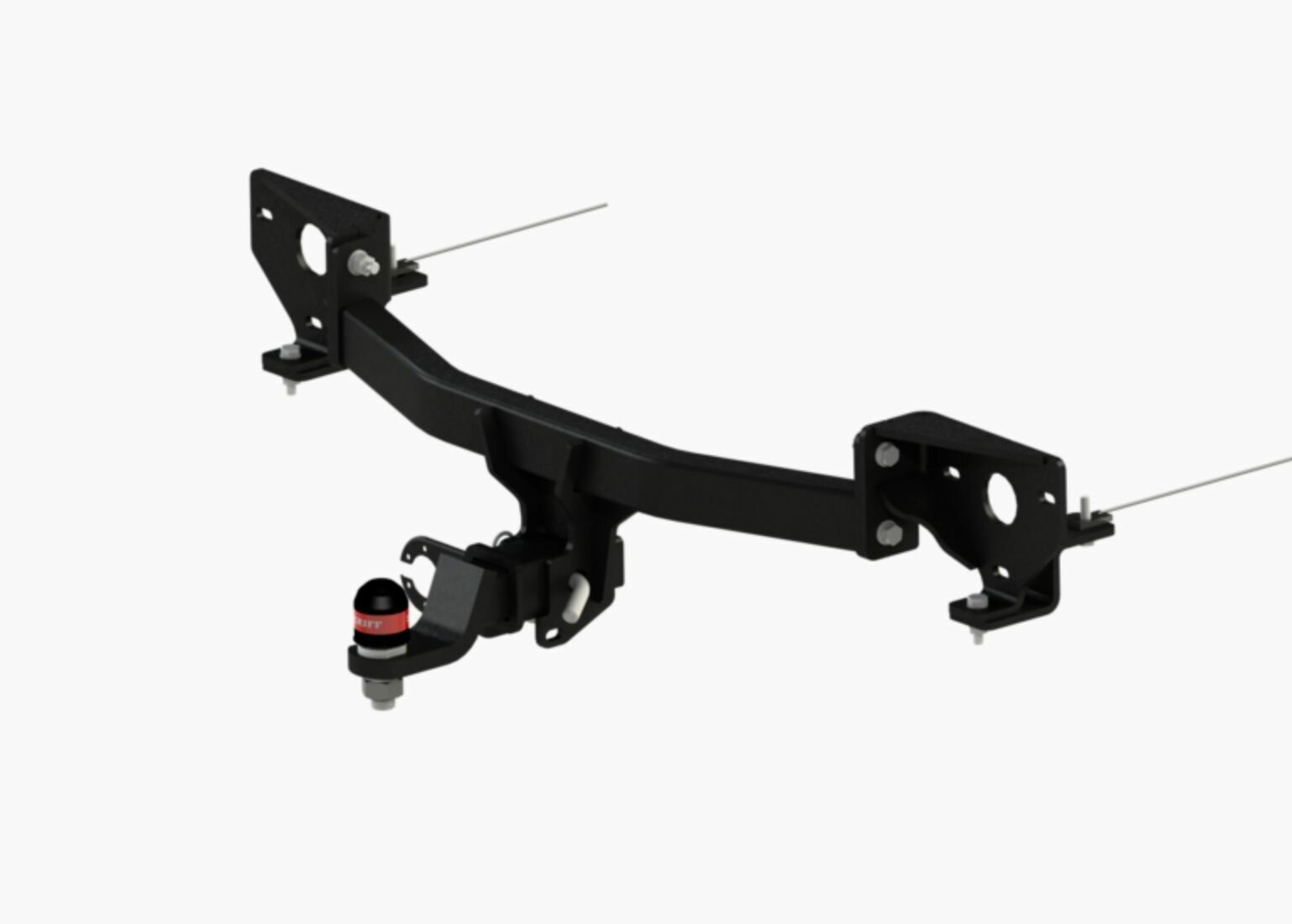 Фаркоп GAC GS8 2024- съемное крепление шара под американский квадрат, Sheriff.6038.31