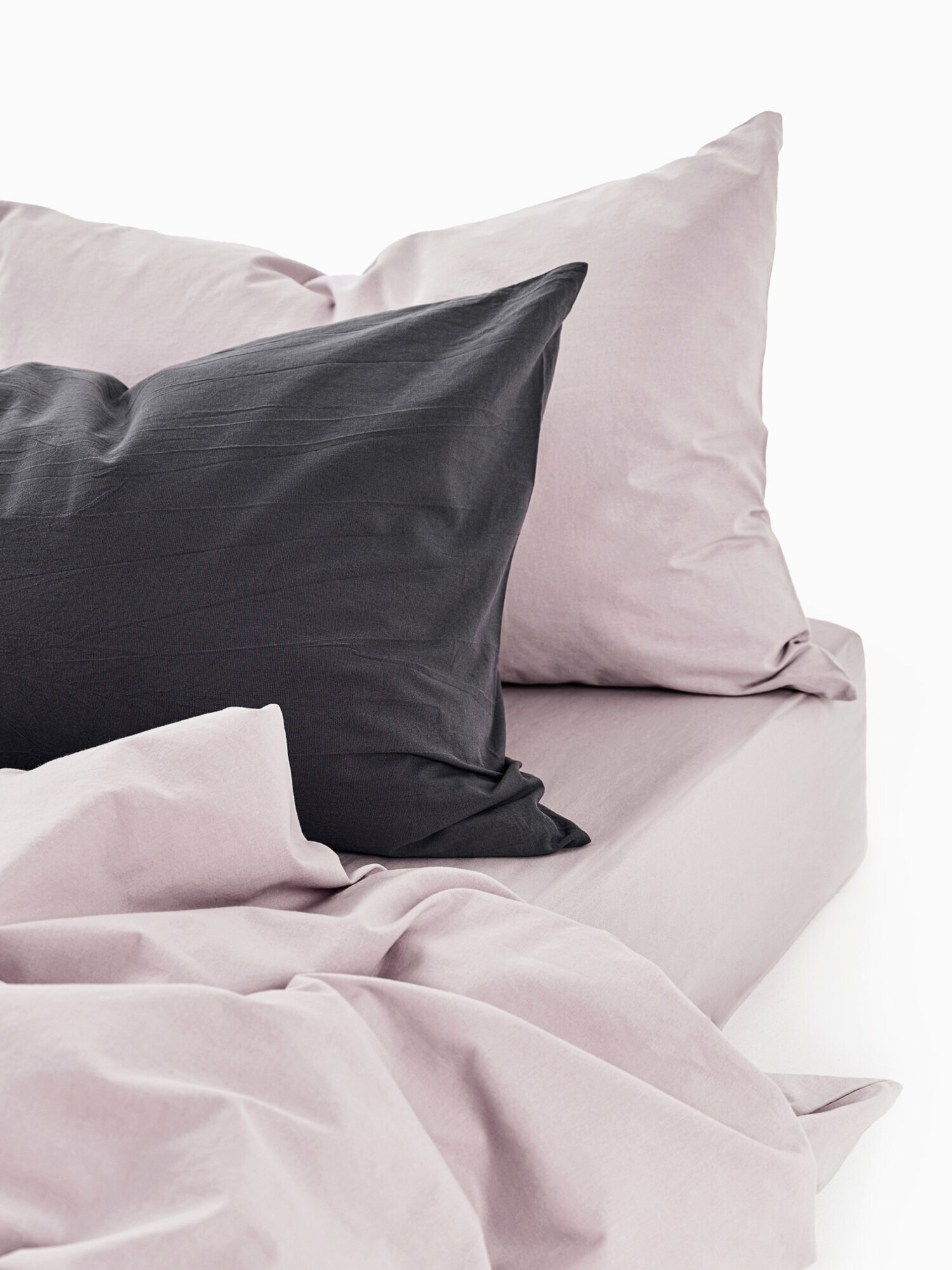 Простыня MORФEUS (морфеус) - Melange Rose (розовый) - 230x260 (без резинки) - вареный хлопок