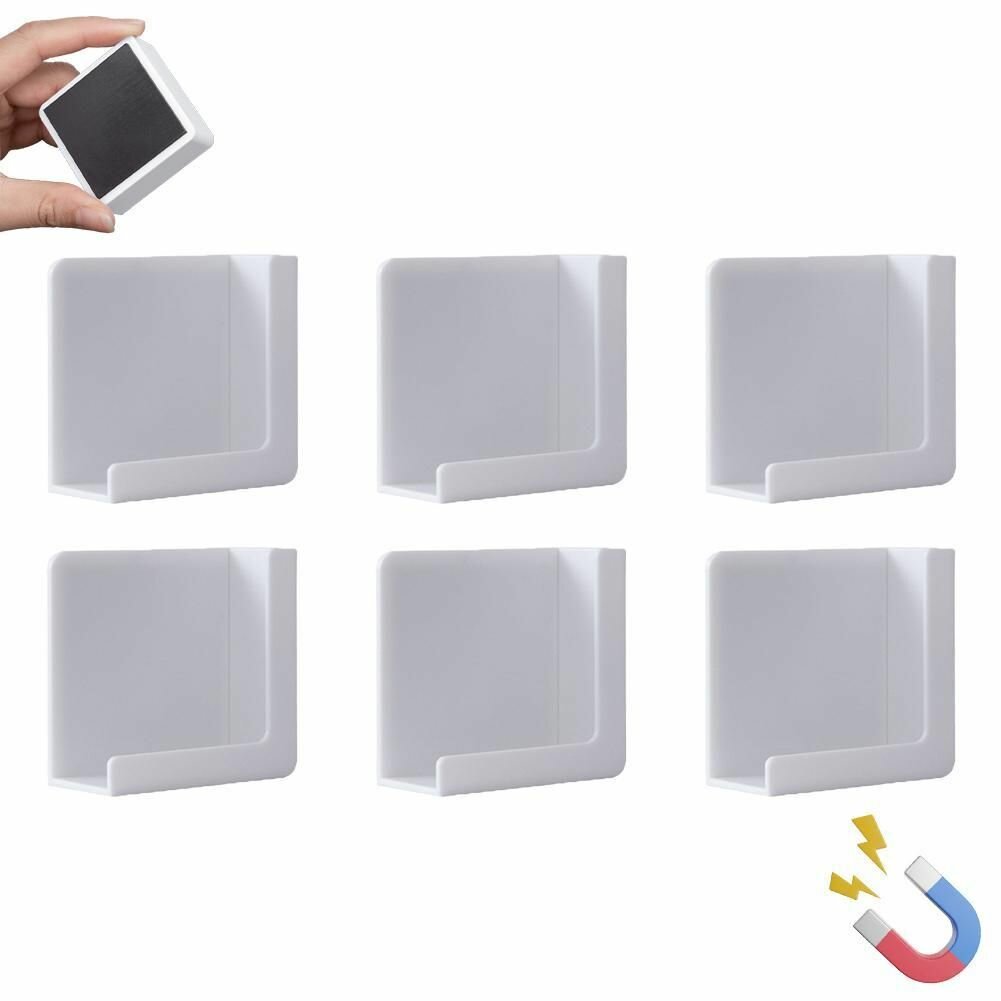 6 шт. Кронштейн для планшета настенный. Белый. В комплекте с крепежом.