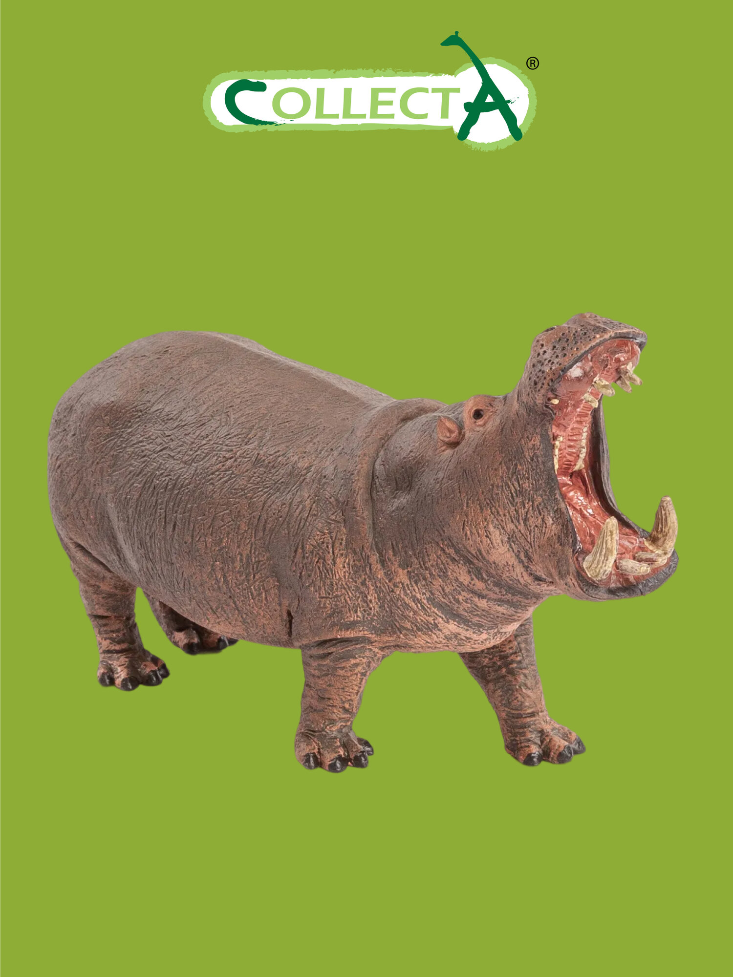 Фигурка животного Collecta "Гиппопотaм" коллекционная, высота 9 см, 88833b