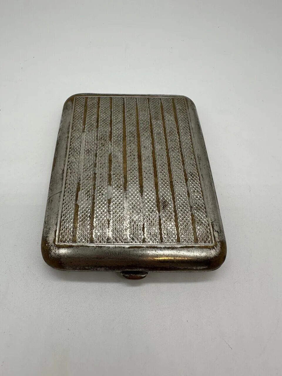 Портсигар Винтажный металлический ссср 1960 годы коллекционный стильный