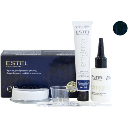 Краска для бровей и ресниц ESTEL Professional ENIGMA тон иссиня-черный