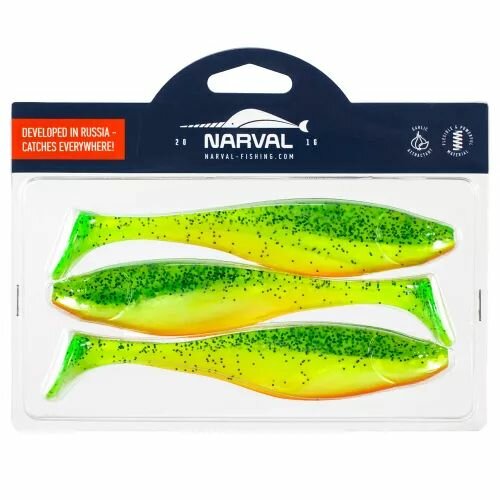 Силиконовая приманка Narval Commander Shad 14cm #015 3шт.