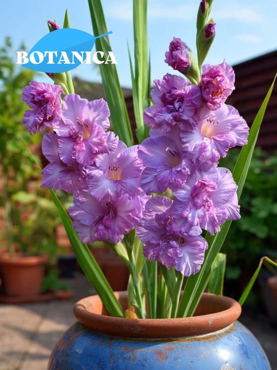 Клубни цветов , botanica garden , Гладиолус Горная Лаванда (5 луковиц)