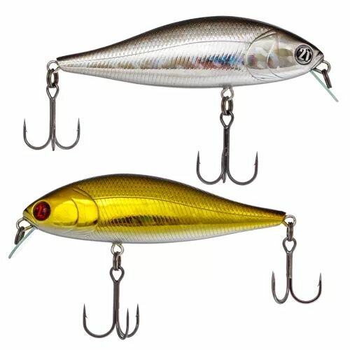 Воблер Pontoon 21 Bet-A-Shiner 91SP-SR 9,1см. 17,3гр. #222Dbl до 0,4м. suspending