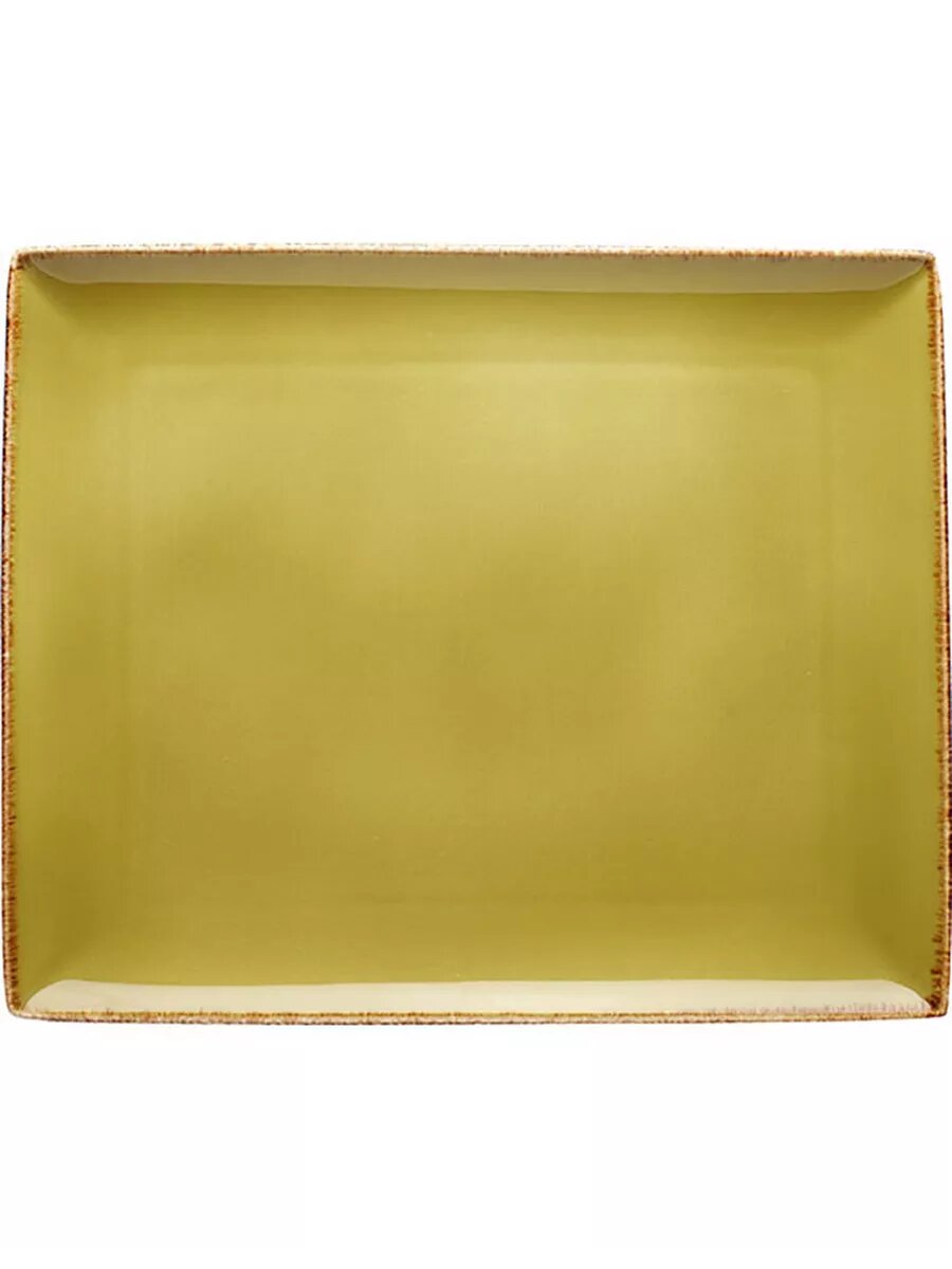 Блюдо сервировочное Steelite Террамеса Олива, фарфоровое, 33x27 см