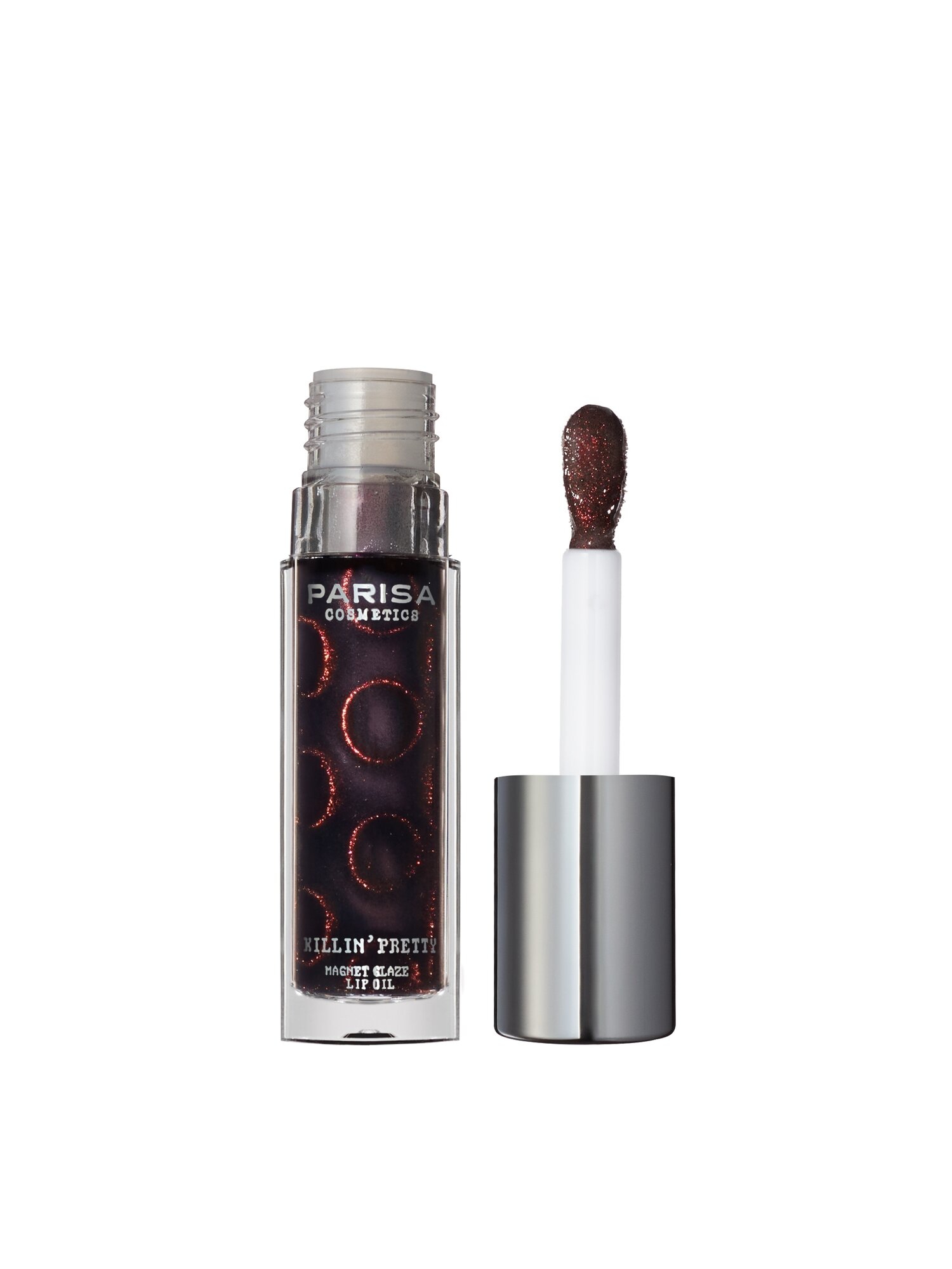 Parisa Магнитное мультихромное масло для губ KILLIN' PRETTY MAGNET GLAZE LIP OIL PMO-212 202 Burn Out