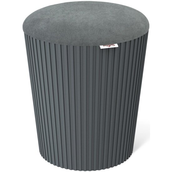 Пуф Sheffilton SHT-B24 графит/тёмно-серый