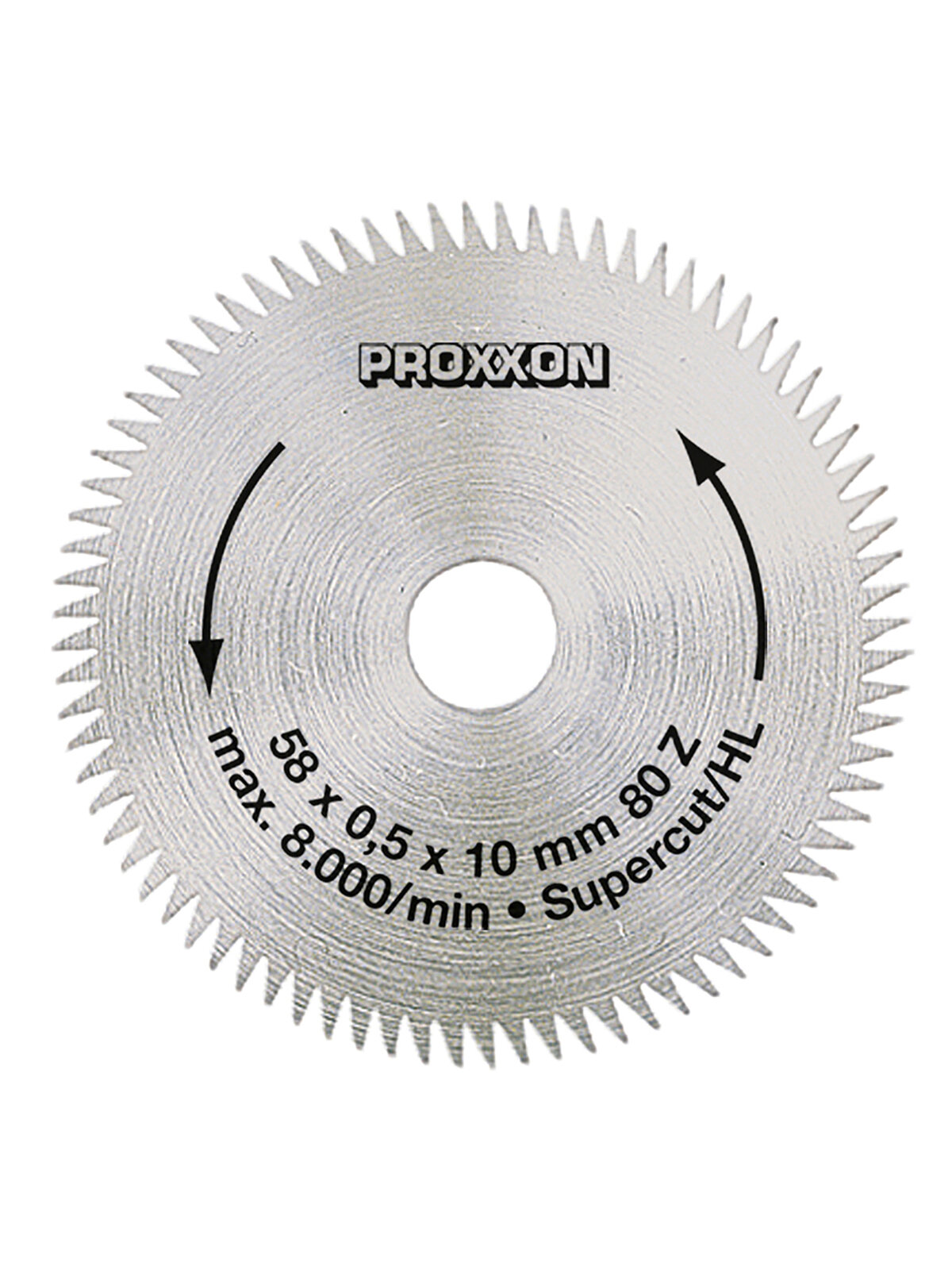 Диск Proxxon Super Cut 58 мм для циркулярной пилы Proxxon KS230, 28014