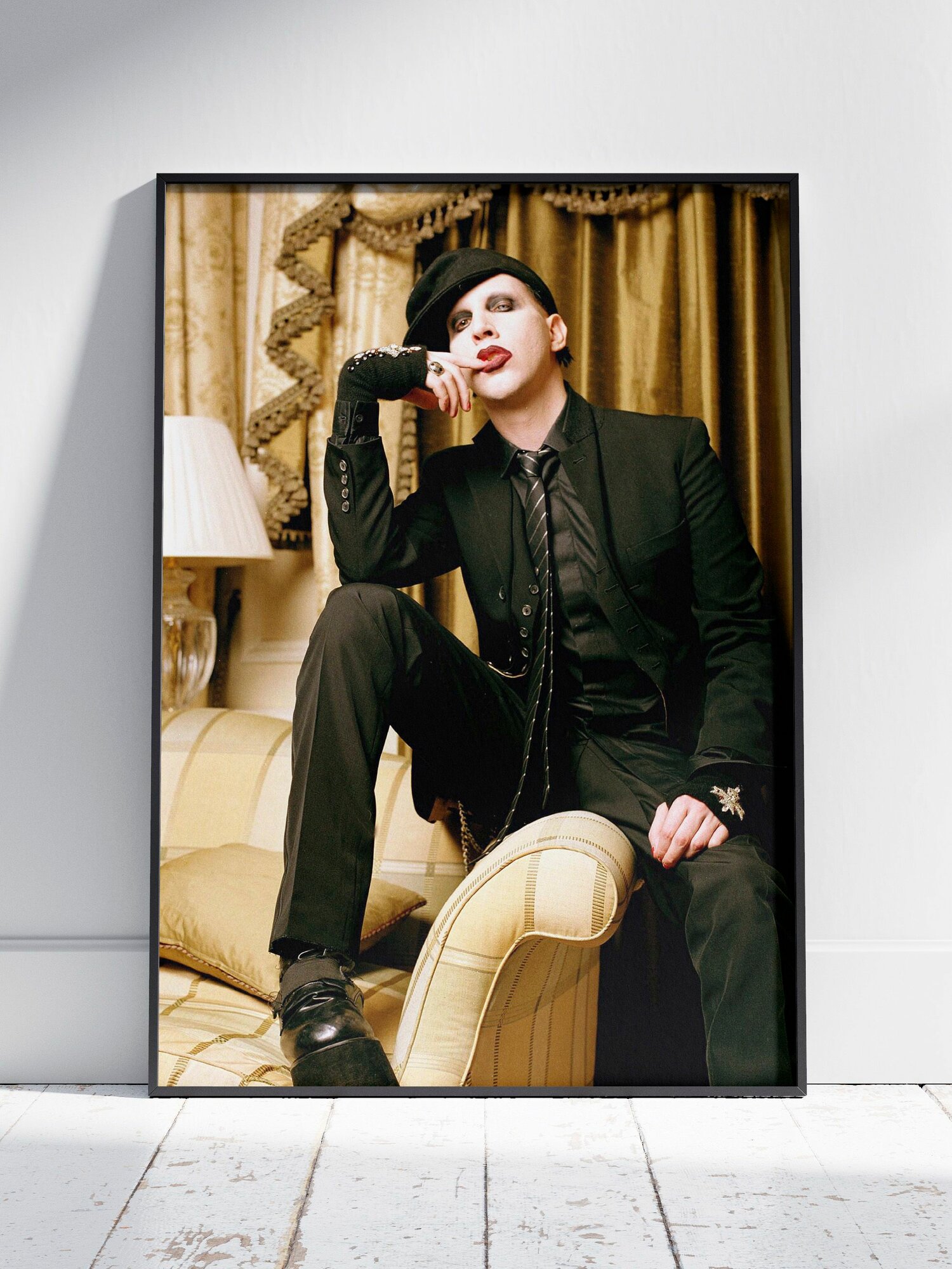 Плакат на стену для интерьера Мэрилин Мэнсон (Marilyn Manson 17) - Постер по музыке и артисту формата A4 (21x30 см)