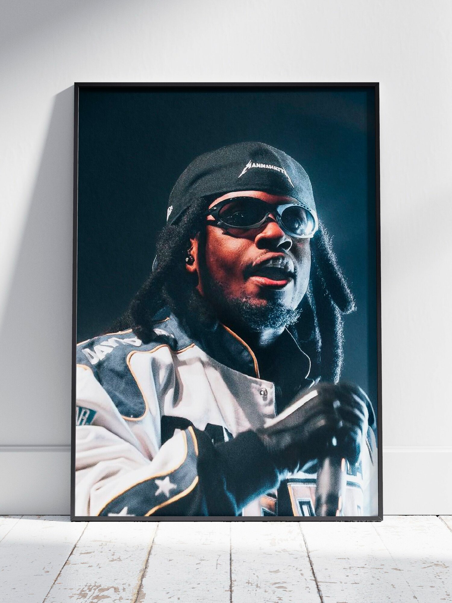Плакат на стену для интерьера Дензел Карри (Denzel Curry 9) - Постер по музыке и артисту формата A4 (21x30 см)