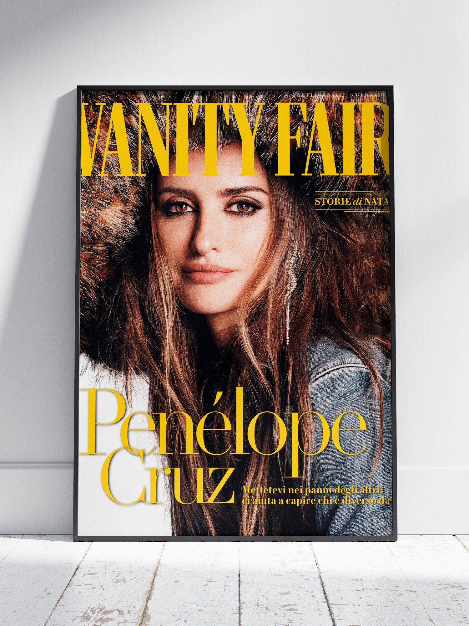 Плакат на стену для интерьера Пенелопа Крус (Penelope Cruz 37) - Постер по актеру фильма, кино, сериала формата A4 (21x30 см)