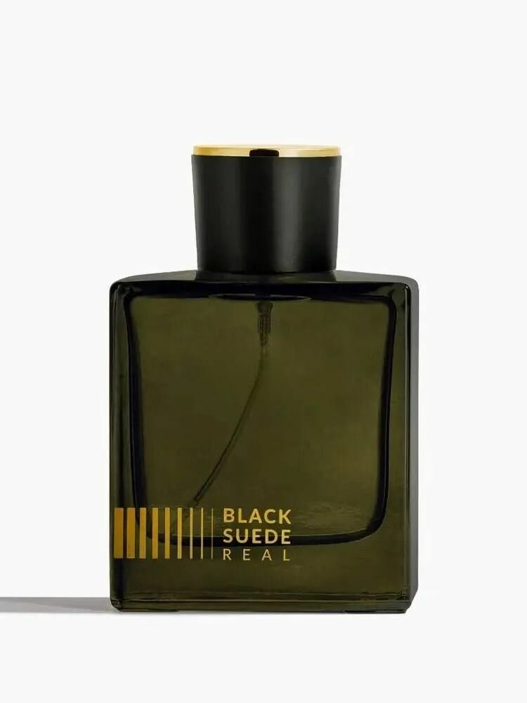 Туалетная вода Black Suede Real , мужская, фужерная, флакон 90мл
