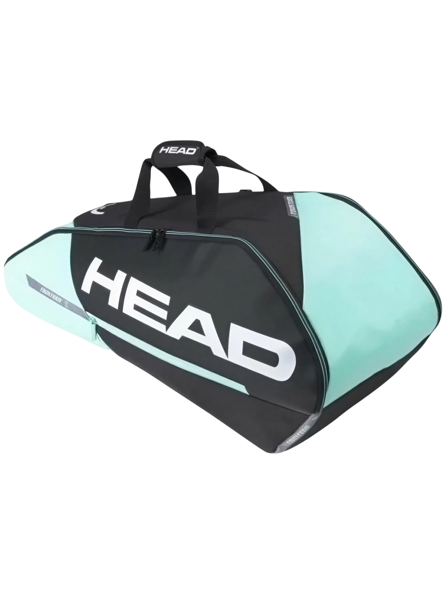 Сумка для тенниса HEAD Team 6R зелёный/черный Art283482-BKMI