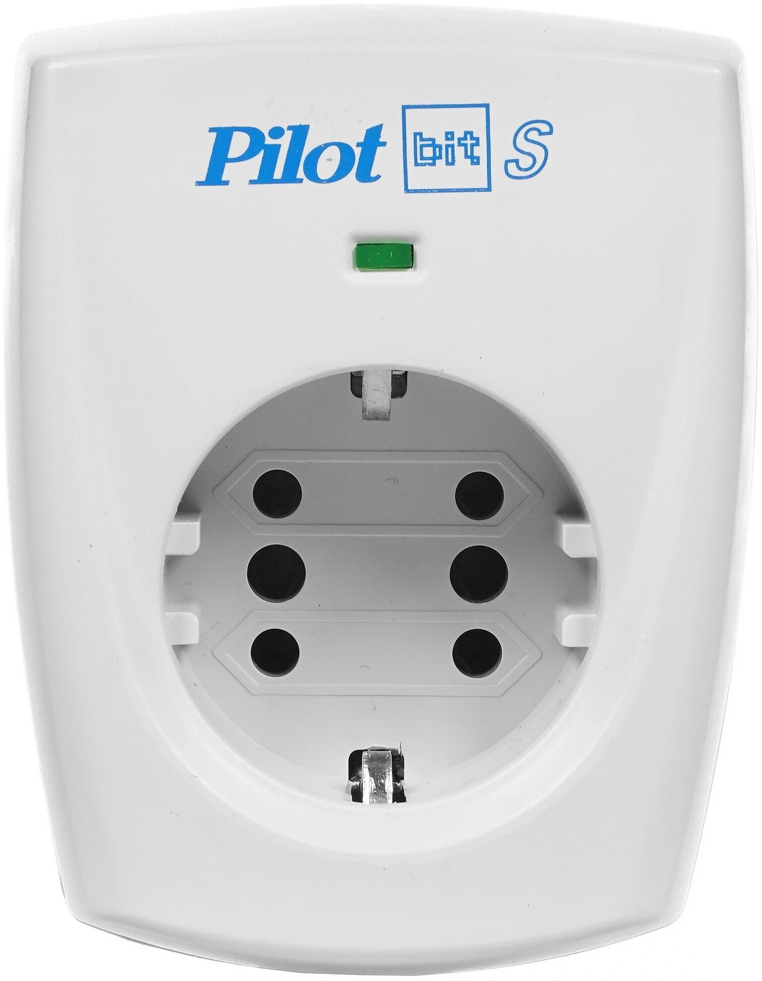 Сетевой фильтр Pilot Bit S (GP) (1 розетка) белый (коробка)