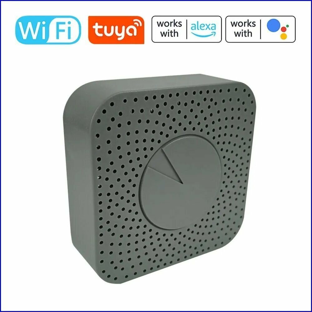 Интеллектуальный монитор качества воздуха Tuya WiFi 5-в-1, детектор HCHO/VOC/CO2 с измерением температуры и влажности, удалённый контроль и умная связь с вентиляцией и очистителями