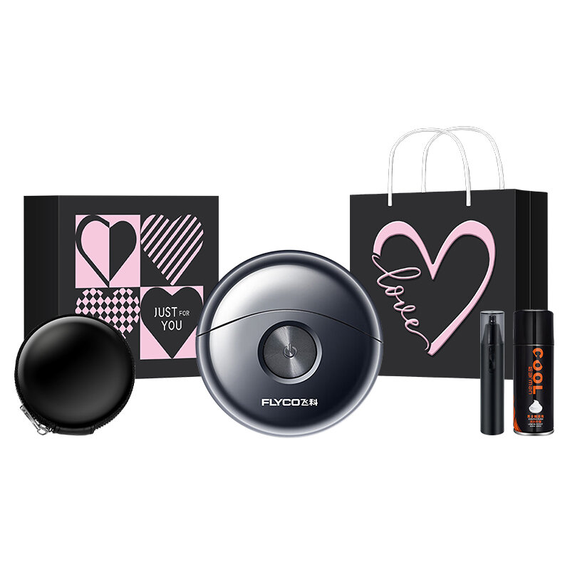 Электробритва роторная мужская FLYCO FS891, FS891 Silver, Valentine's Day 520 Box