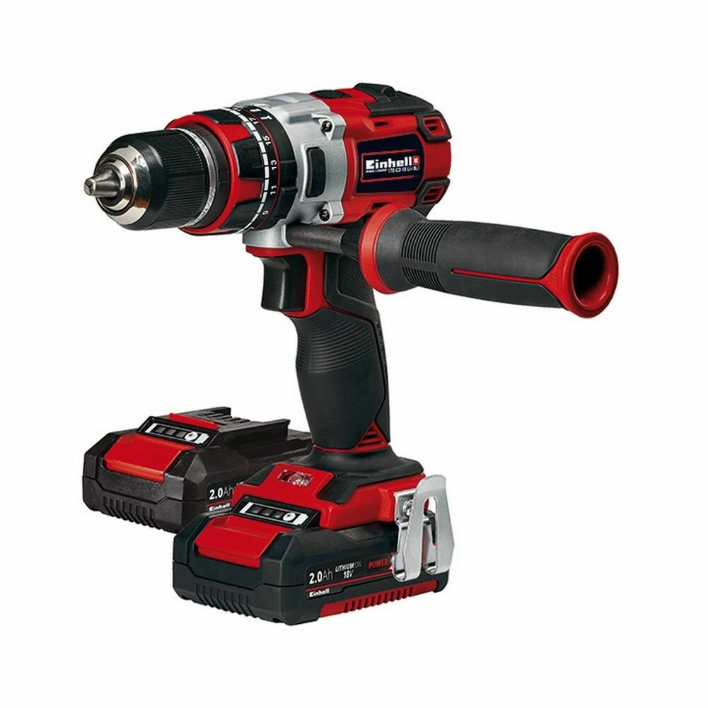 Дрель Einhell PXC TE-CD 18 Li-i BL аккумуляторная, бесщёточная, ударная, 2 аккумулятора