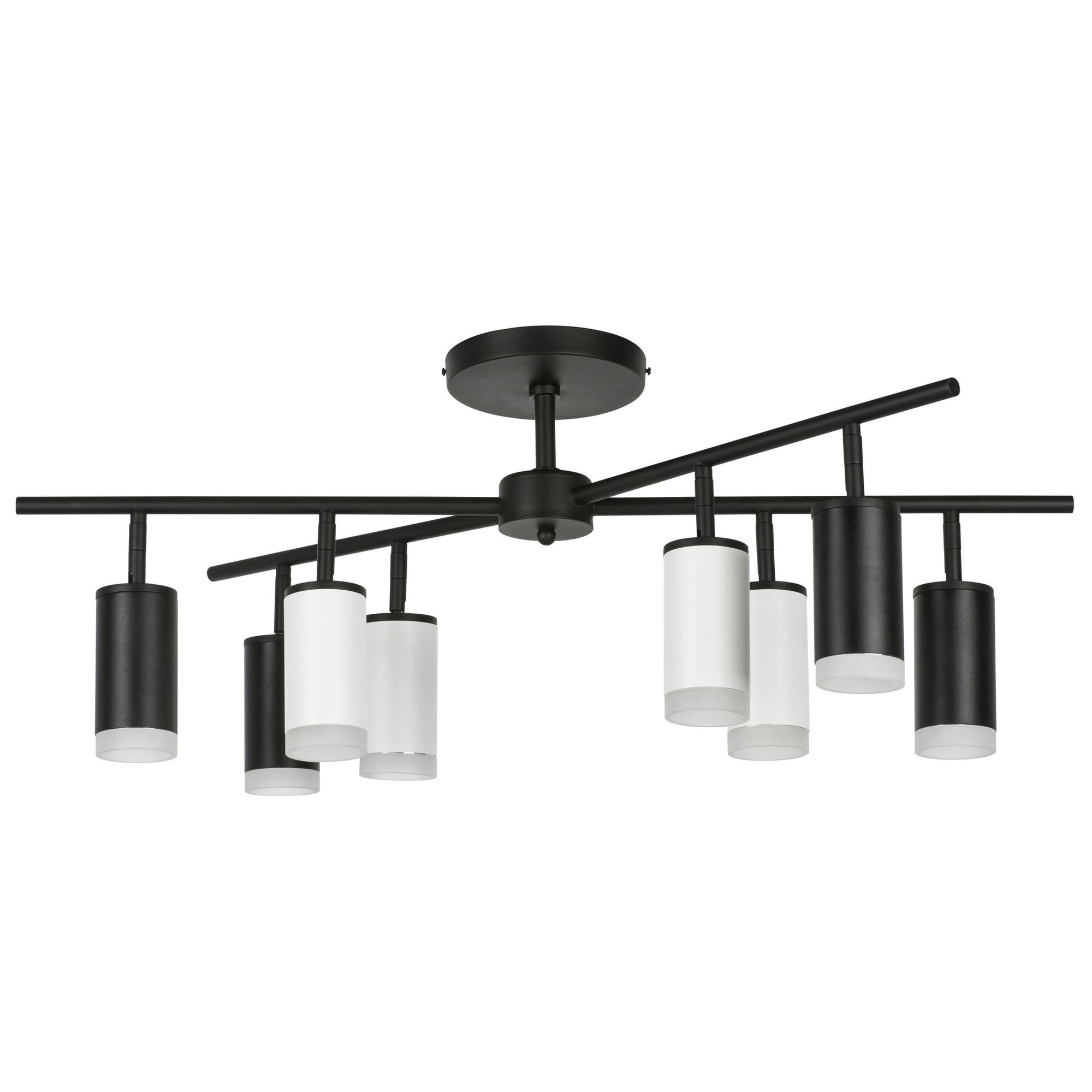 Люстра потолочная Rullo Lightstar, цвет матовый черный LR7283743640