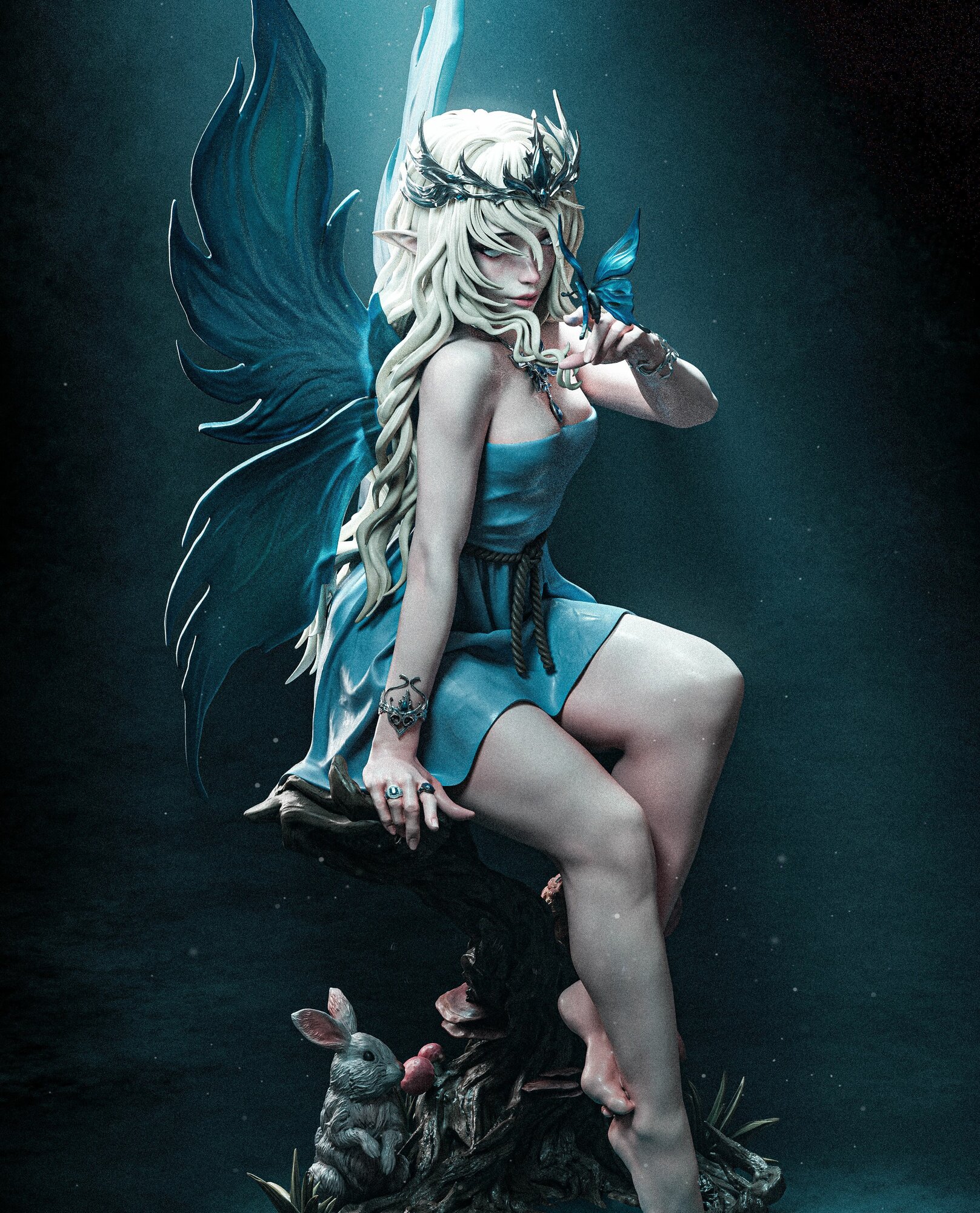 Сборная модель Divine Fairy (Fantasy), 300мм (без базы), 1/6 для покраски