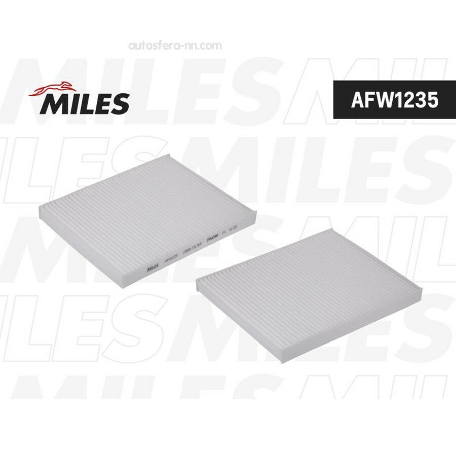 MILES AFW1235 Фильтр салона FORD FIESTA 08-