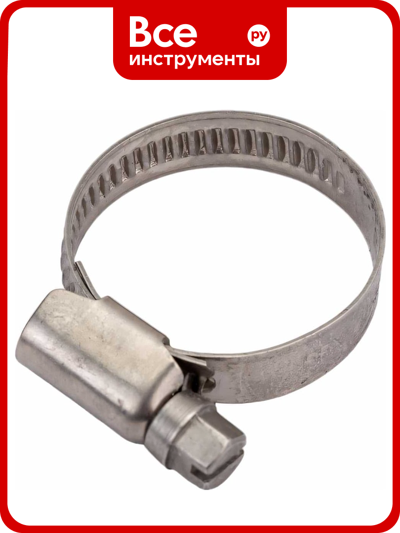 Червячные хомуты FORTISFLEX PL-9 20-32 / W4 79970 из нержавеющей стали для промышленных трубных систем