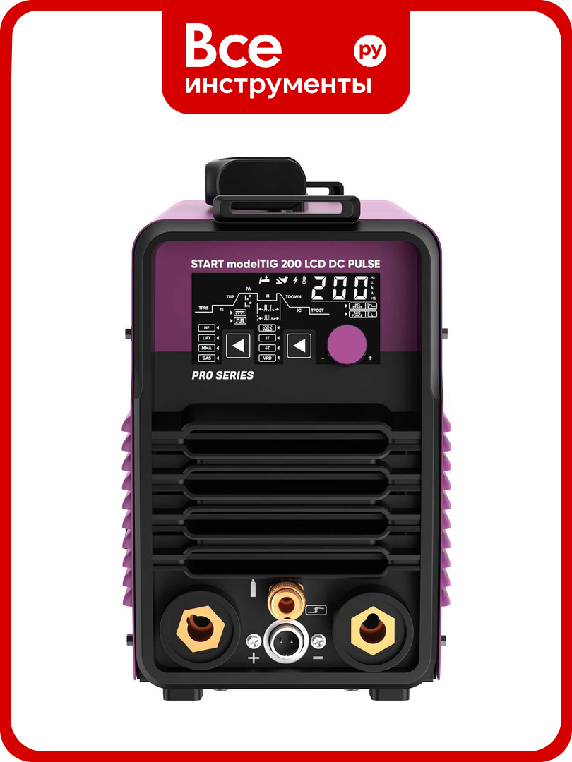 Установка аргонодуговой сварки Start Modeltig 200 lcd dc pulse 3W200PL