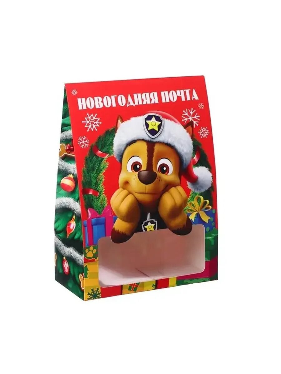 Новогодняя подарочная коробка с героем Щенячий патруль