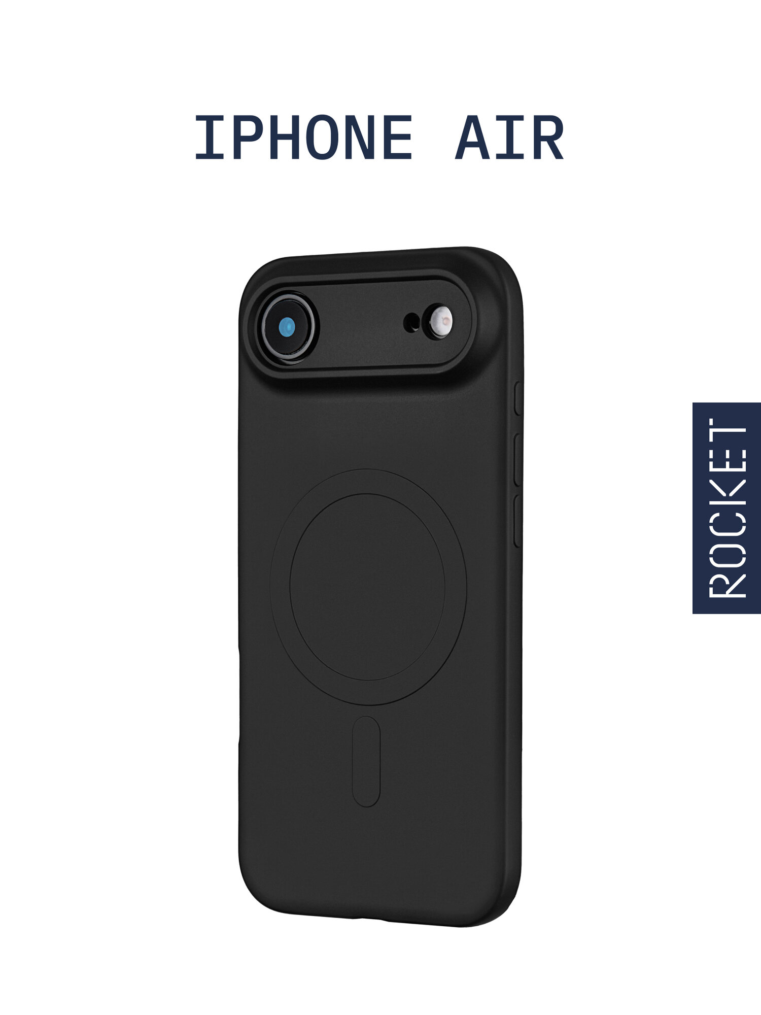 Чехол на iPhone Air ROCKET Sense, магнитный, цвет: черный