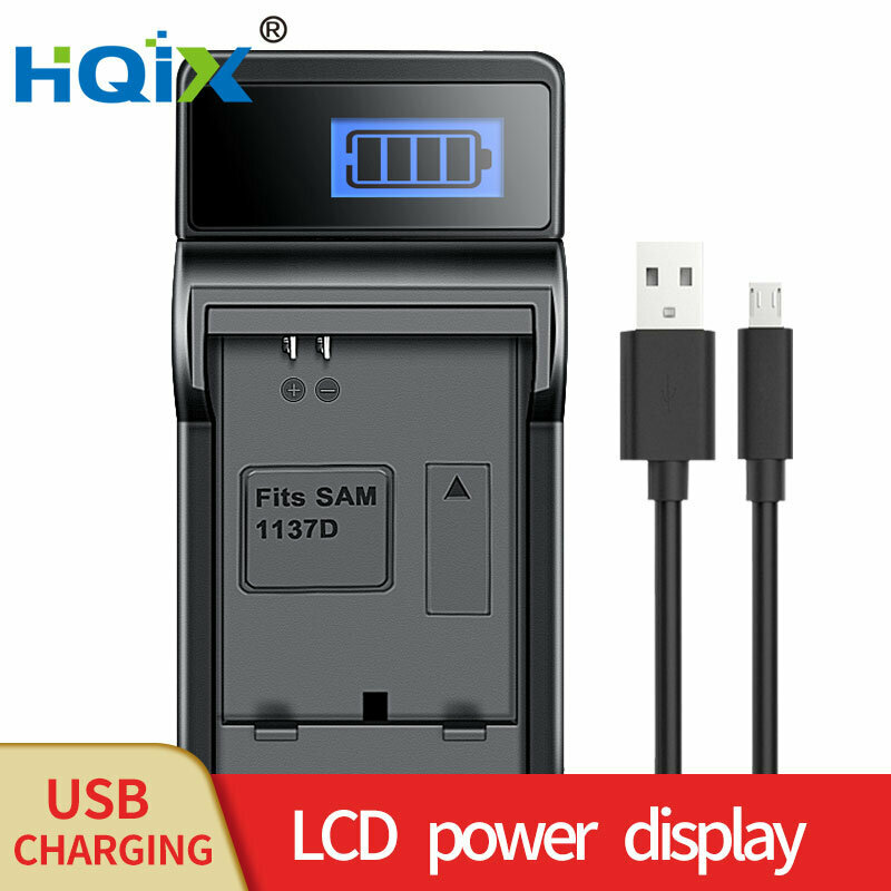 HQIX для Samsung NV11 NV30 NV106HD NV100HD NV24HD NV40 NV103 I80 I85 TL34 L74WIDE I100 камера SLB-1137D Аккумулятор зарядное устройство