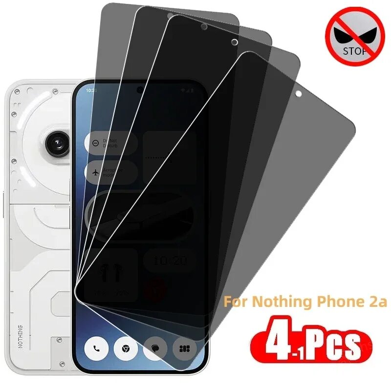 4 шт. защитных стекол для Nothing Phone 3a Pro 2a, защитное стекло для Nothing Phone Nothing Phone 1