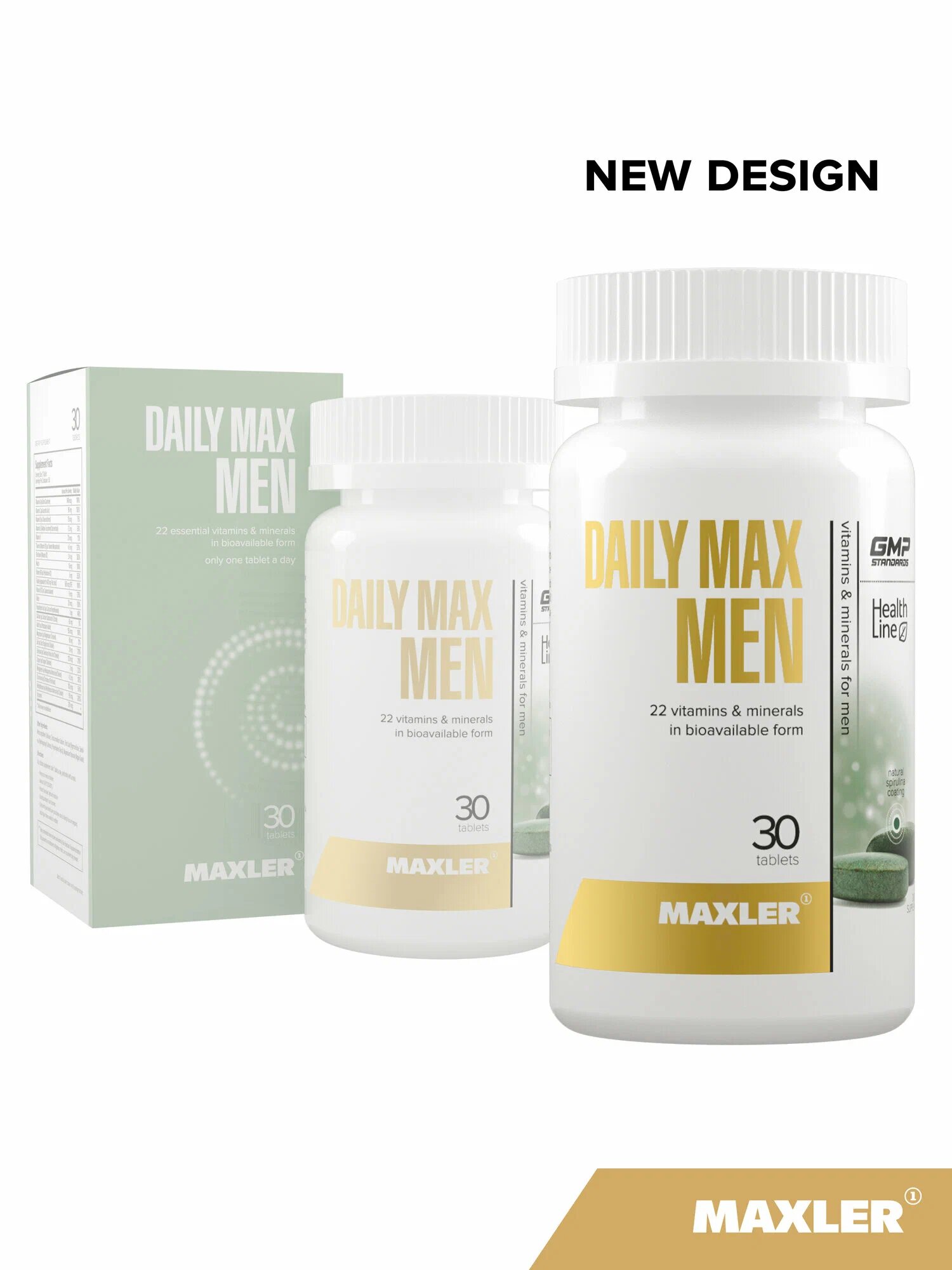 Витамины для мужчин Maxler в хелатной форме, мультивитамины, 30 таблеток