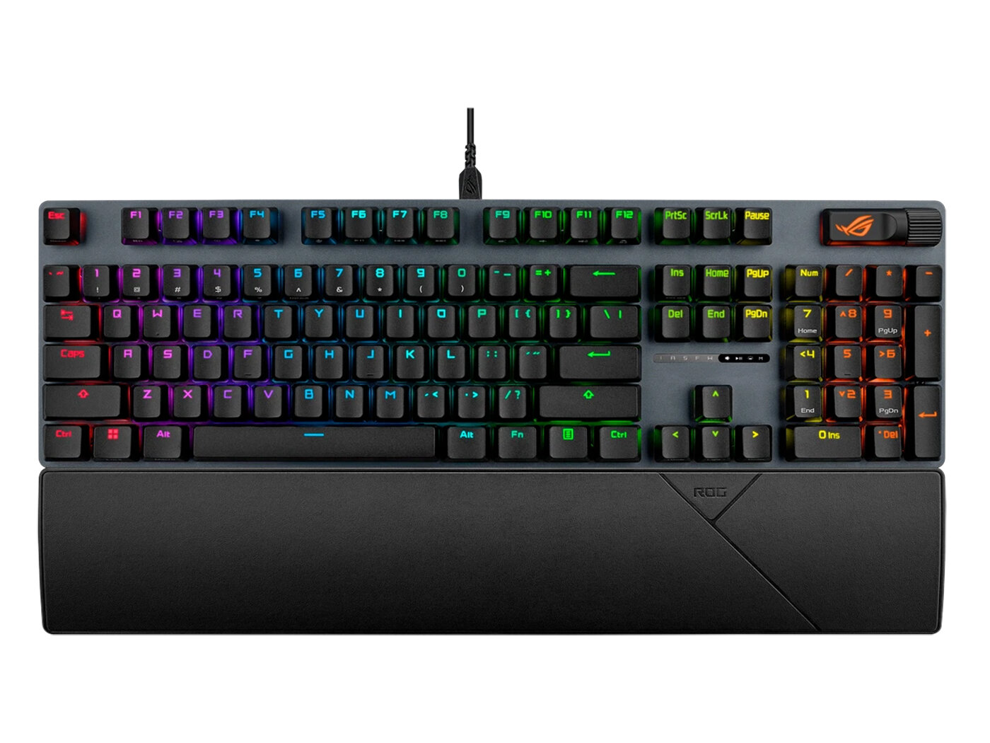 Клавиатура проводная ASUS ROG Strix Scope II X (90MP03XF-BKRA00) механическая, RGB подсветка, numpad, Черный