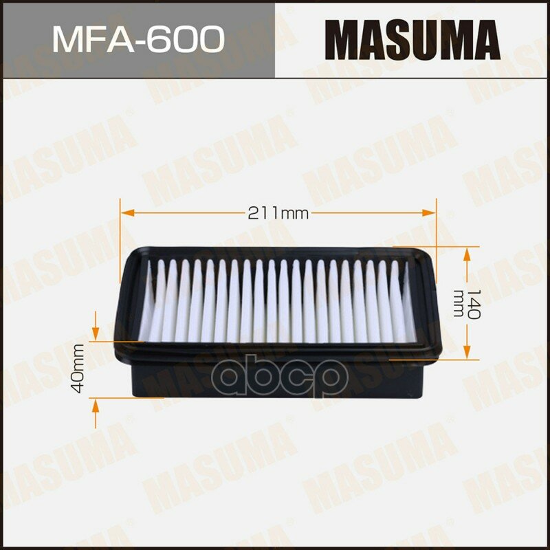 Фильтр воздушный Masuma арт. MFA-600