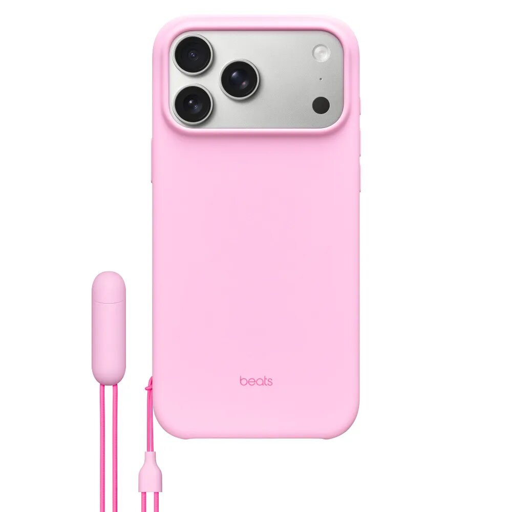 Beats подходит для iPhone 17 Pro Max, чехол с бретелькой, поддержка MagSafe и управление камерой, официальная реплика