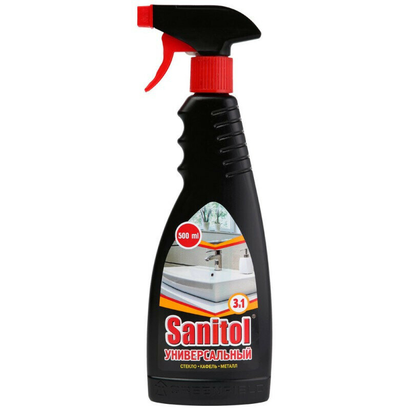 Sanitol. Универсальное средство для ванной, 500 мл.