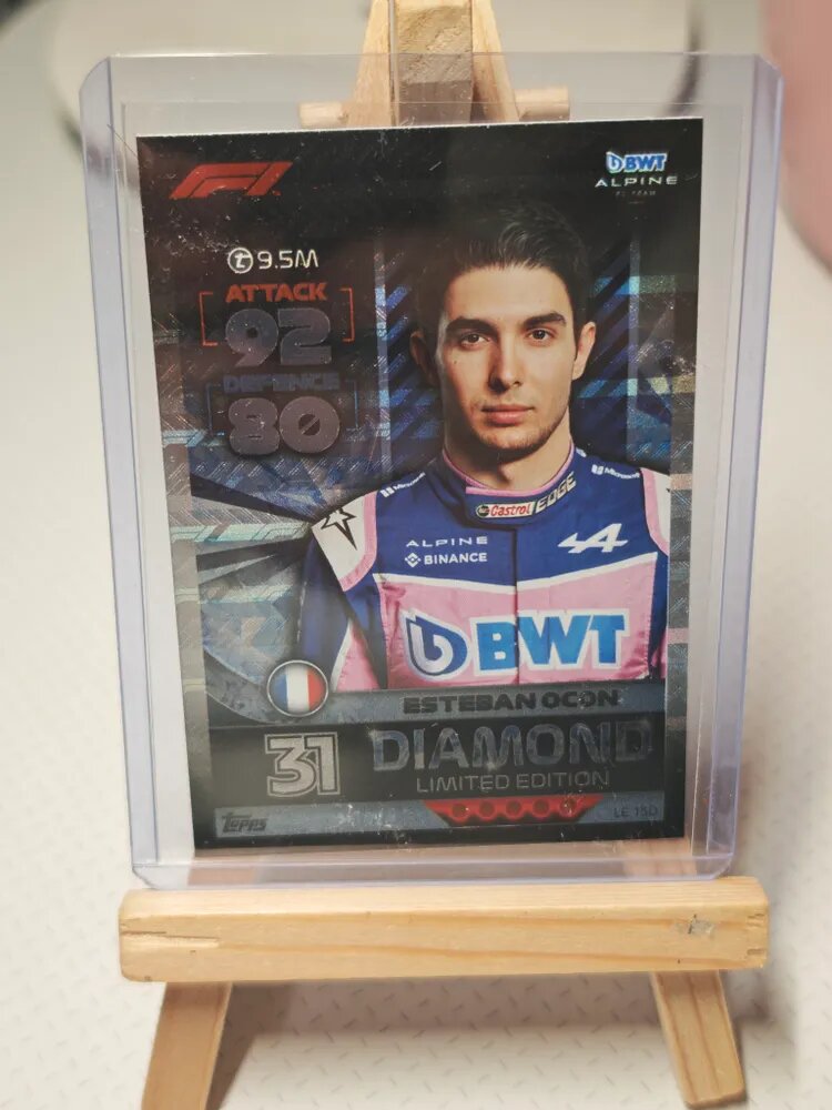 2022 Topps Turbo Attax F1 ограниченные коллекционные гоночные карточки DIAMOND OCON