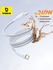 Baseus Кабель Baseus Fast Charging Data Type-C - Type-C 240W 1м E0427702 Белый