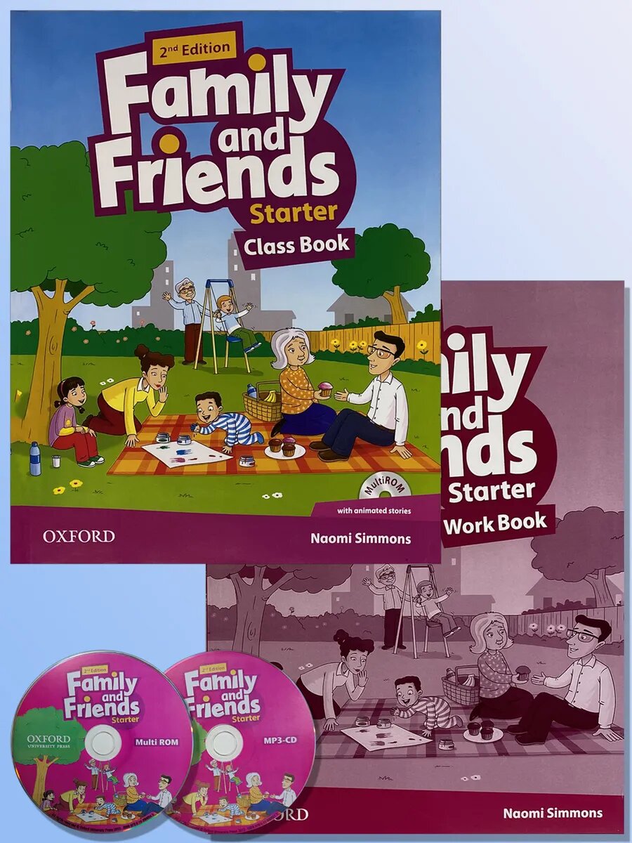 Family and Friends Starter 2nd Edition ( Комплект учебник, рабочая тетрадь, диск )