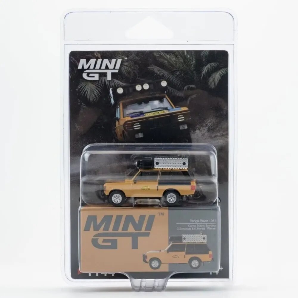 Машинка MINI GT MODEL 1:64 #1144 Land Rover Range Rover 1981 Blister Packaging Die-cast Alloy Model Collection Toy Children Gifts