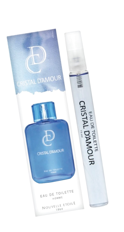 Мужской парфюм Новая Заря Кристалл Любви 15 мл / Nouvelle Etoile Cristal D Amour