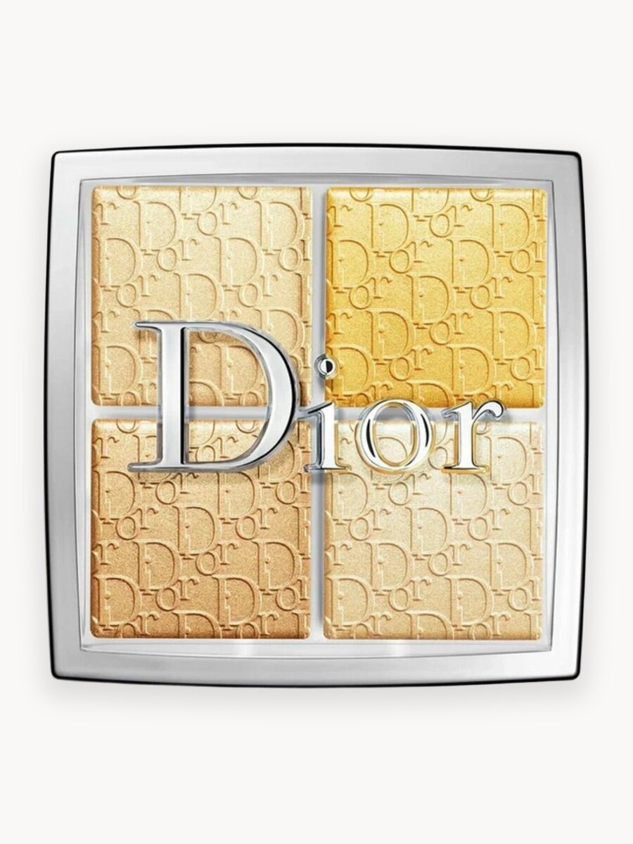 Dior Палетка хайлайтеров и румян Backstage Glow Face Palette, 003 Pure Gold